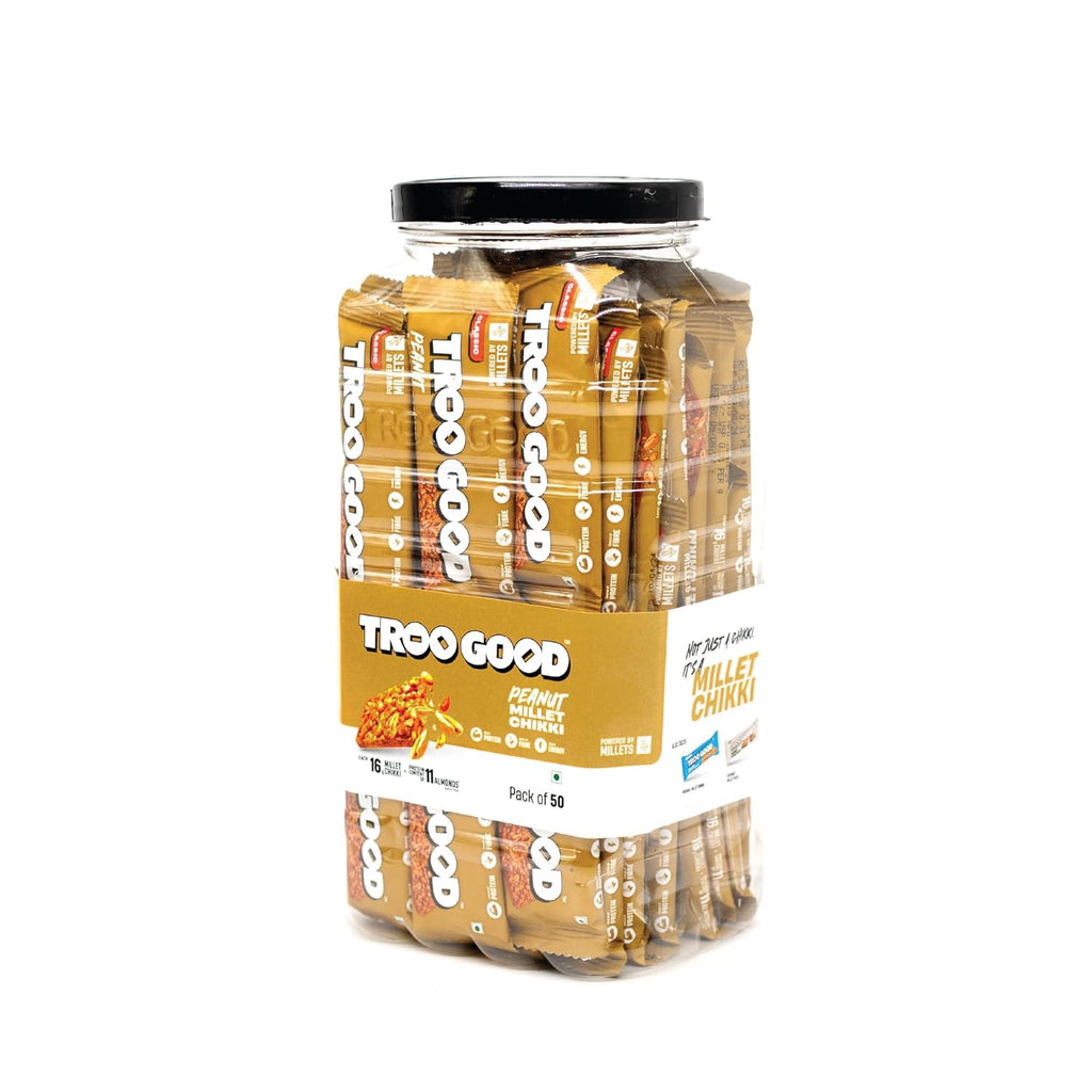 Peanut Millet Chikki (Pack of 50) – TrooGood